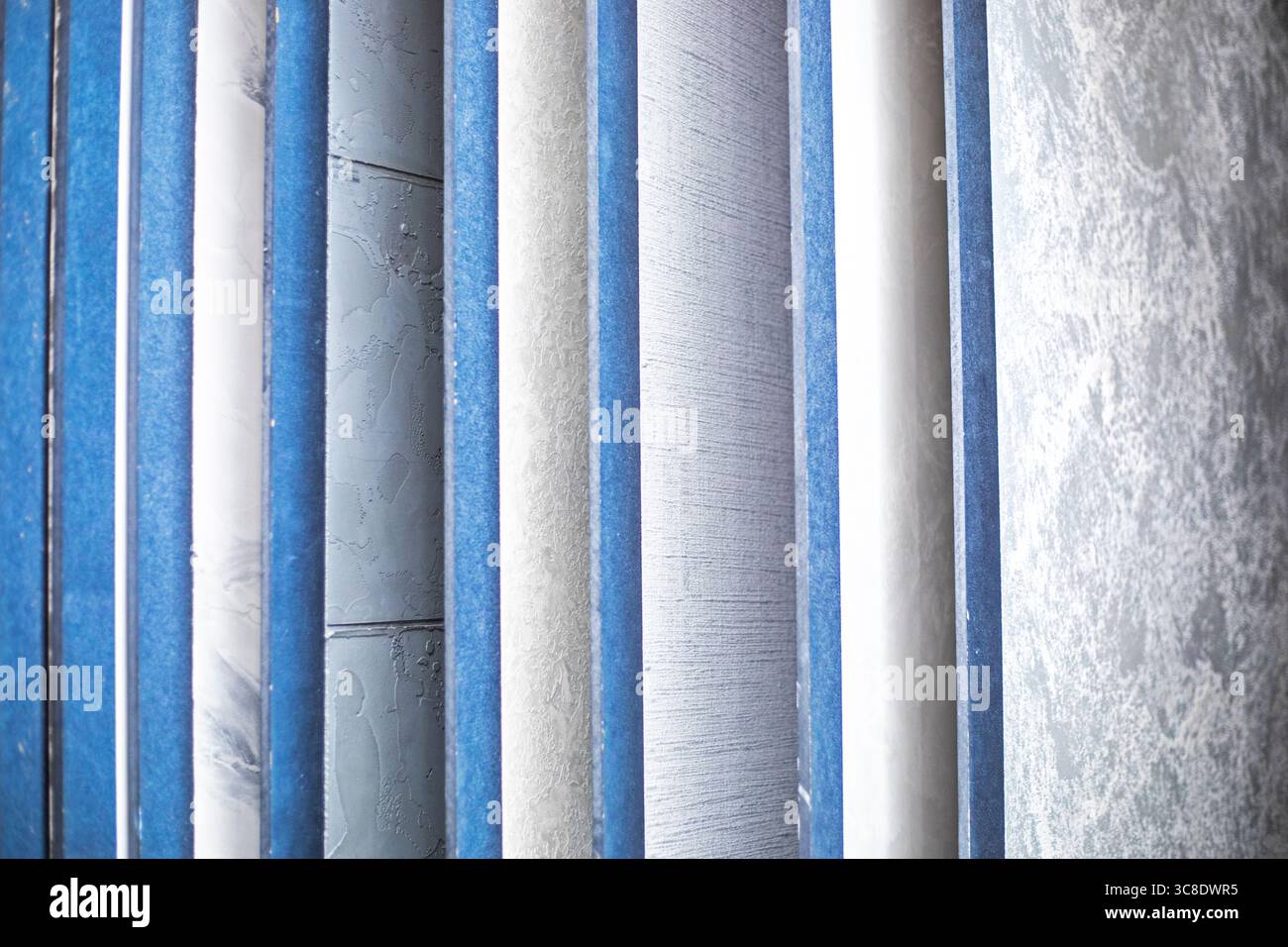 samples of surfaces for walls, ceilings in the interior Stock Photo - Alamy