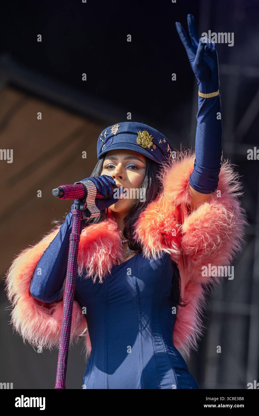 Mariah the Scientist (Mariah Amani Buckles) during the Lollapalooza ...