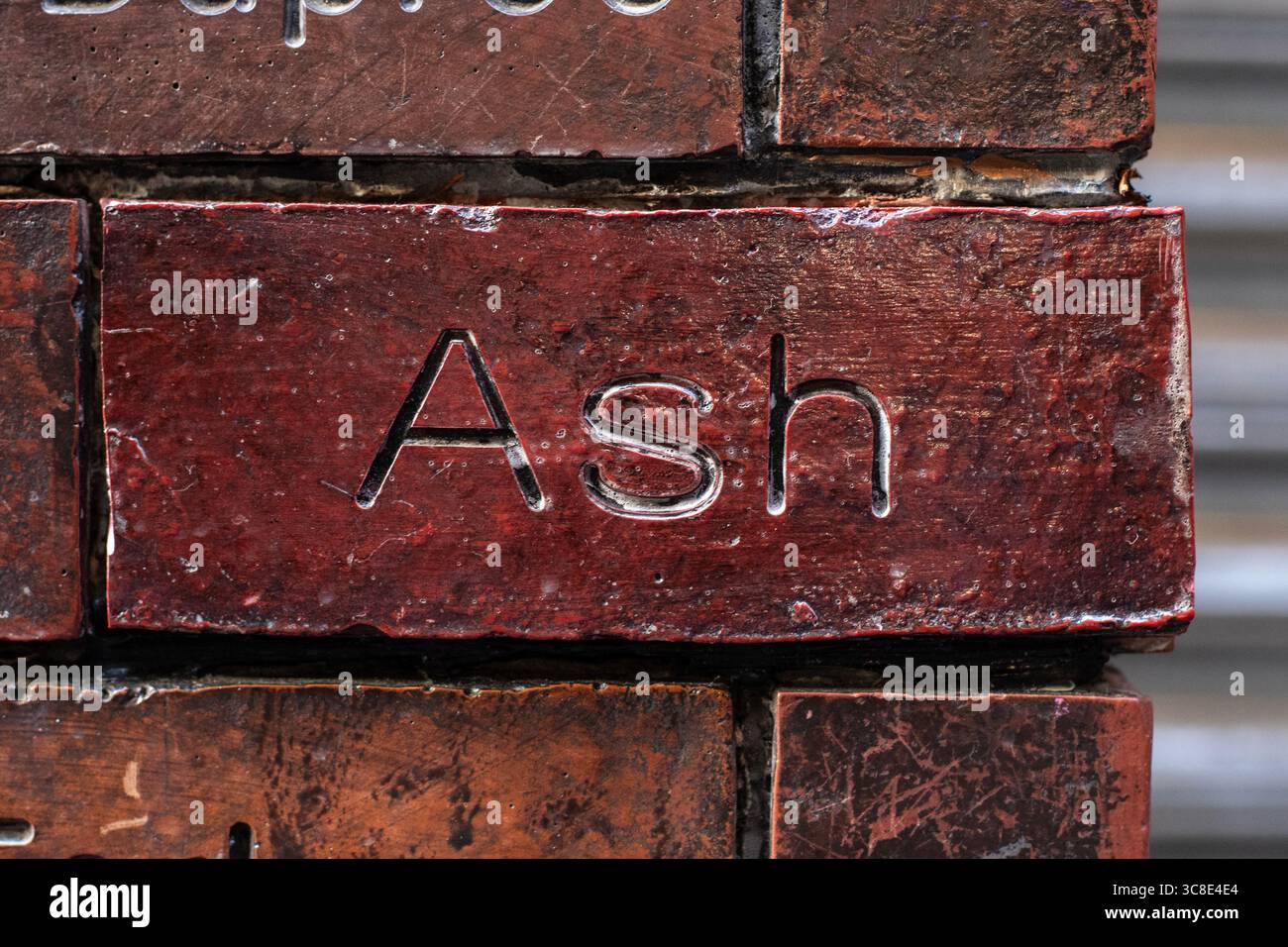 Liverpool, UK - September 19th 2024: Ash on The Cavern Wall of Fame on ...