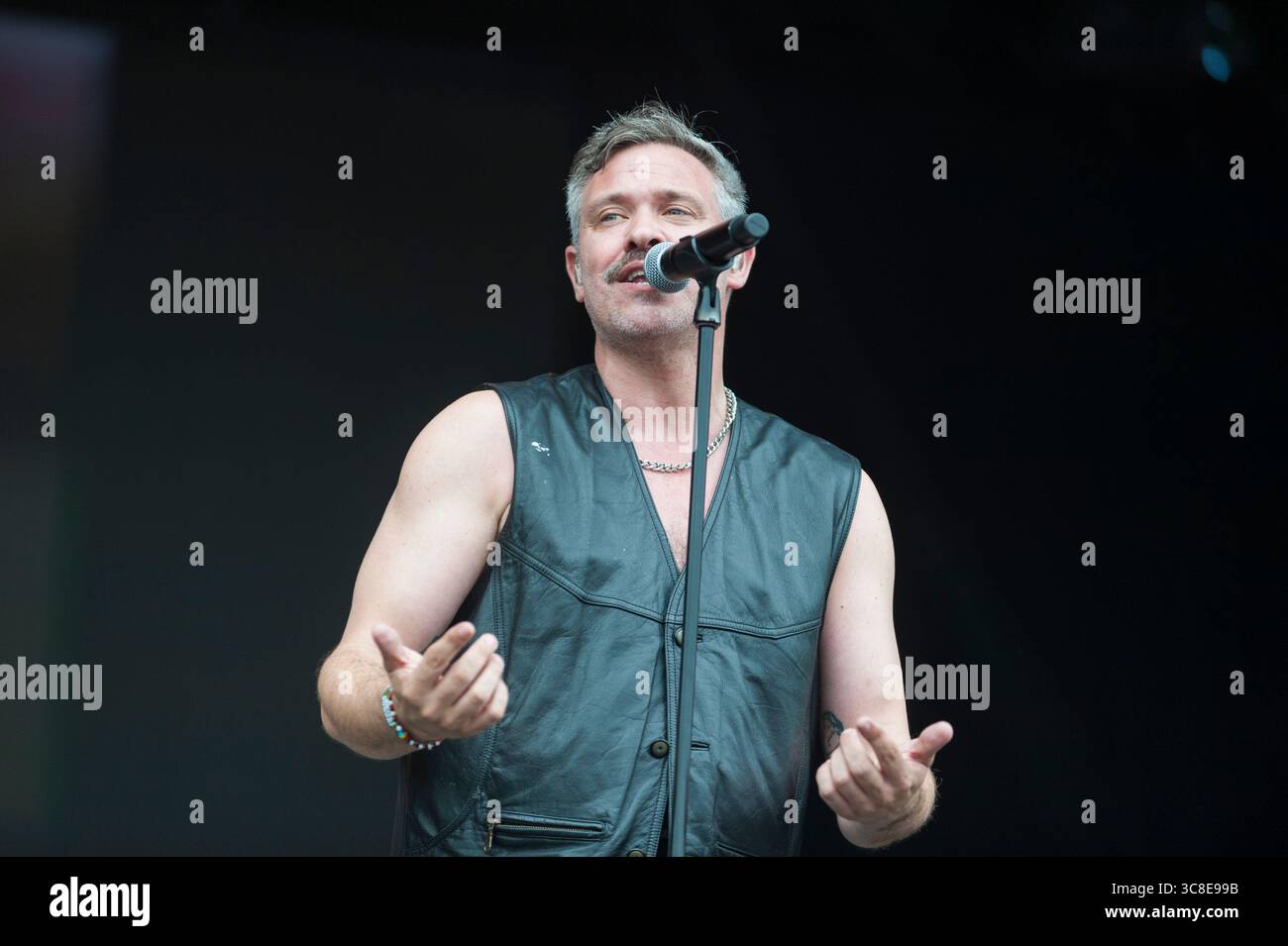 Will Young performs live on the Main Stage at Brighton & Hove Pride, UK, 3rd August 2025. Will ...