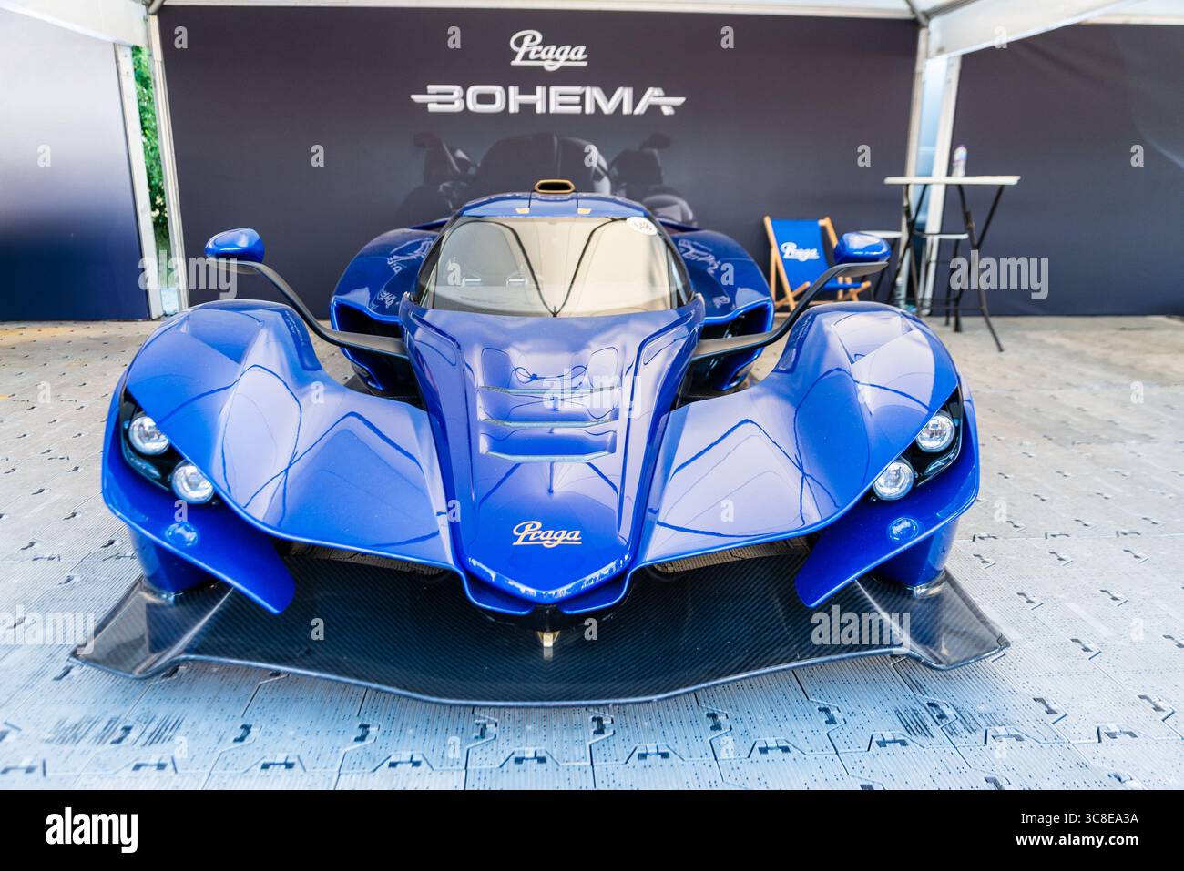 Praga Bohema high-performance limited-production sports car on display at the Goodwood Festival ...