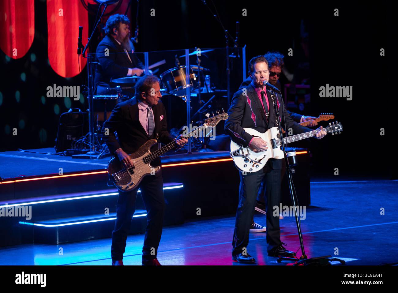 Chris Isaak performs in Fort Lauderdale, Florida on August 2, 2025. The ...