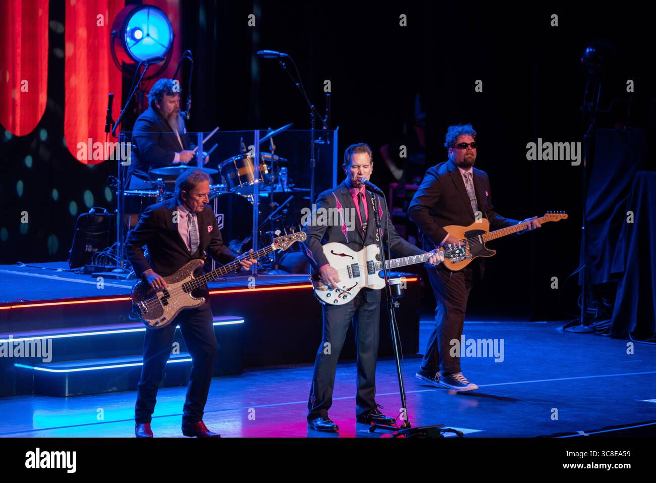 Chris Isaak performs in Fort Lauderdale, Florida on August 2, 2025. The ...