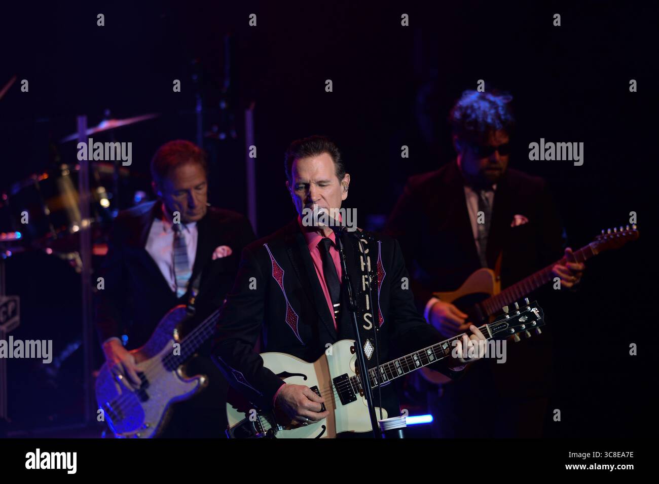 Chris Isaak performs in Fort Lauderdale, Florida on August 2, 2025. The ...