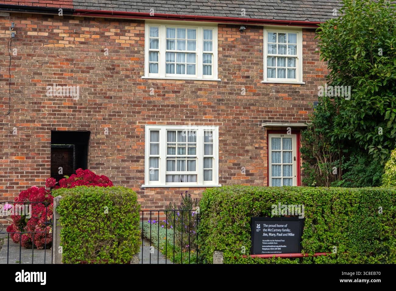 Liverpool, UK - April 21st 2024: The childhood home of Paul McCartney ...