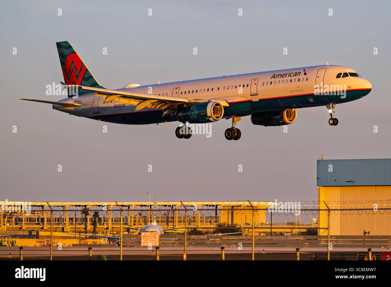 Sky Harbor Airport 7-26-2025 Phoenix AZ USA American Airlines Airbus ...