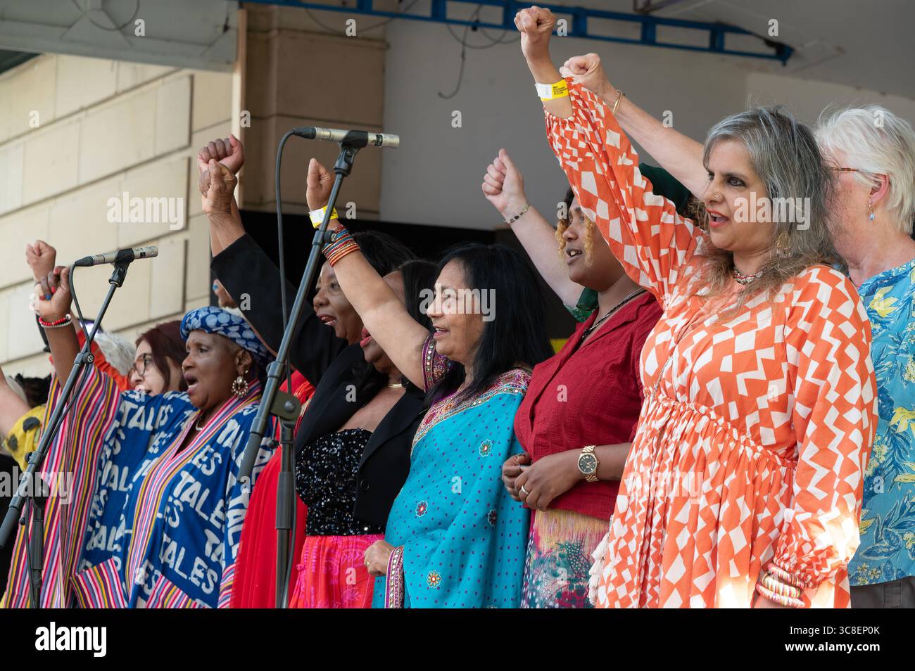 Edinburgh, 3rd August 2025. Scottish community choirs join music icon ...