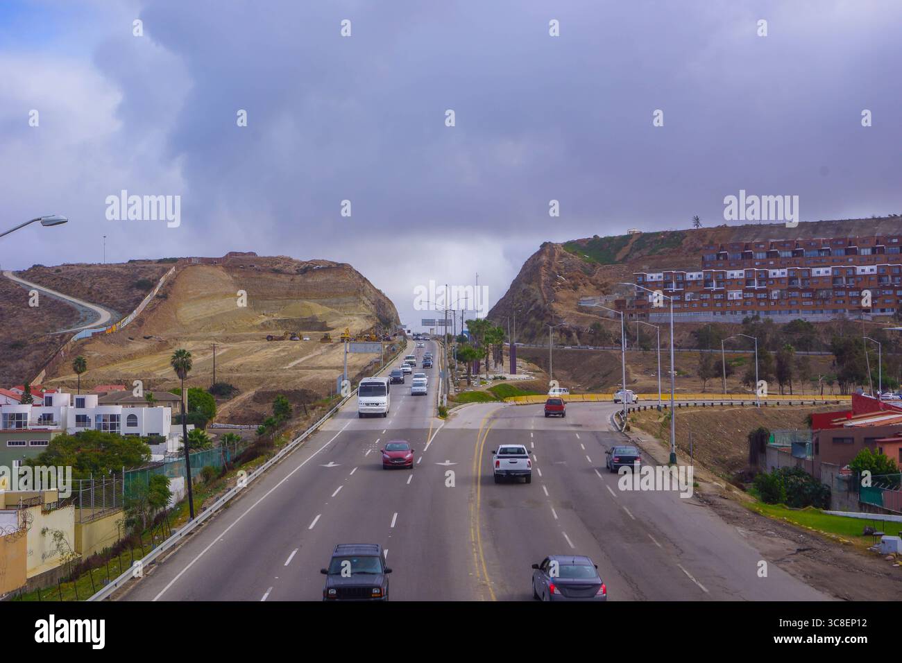Driving on mexican highway cloudy hi-res stock photography and images ...