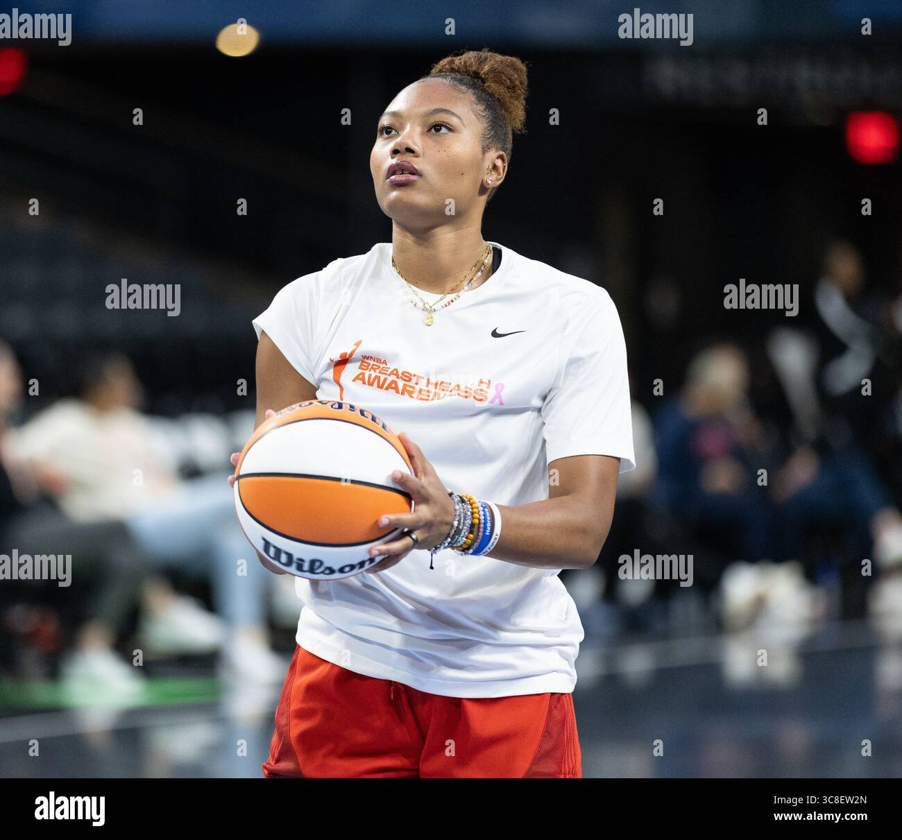 College Park, USA. 03rd Aug, 2025. Washington Mystics take on Naz ...