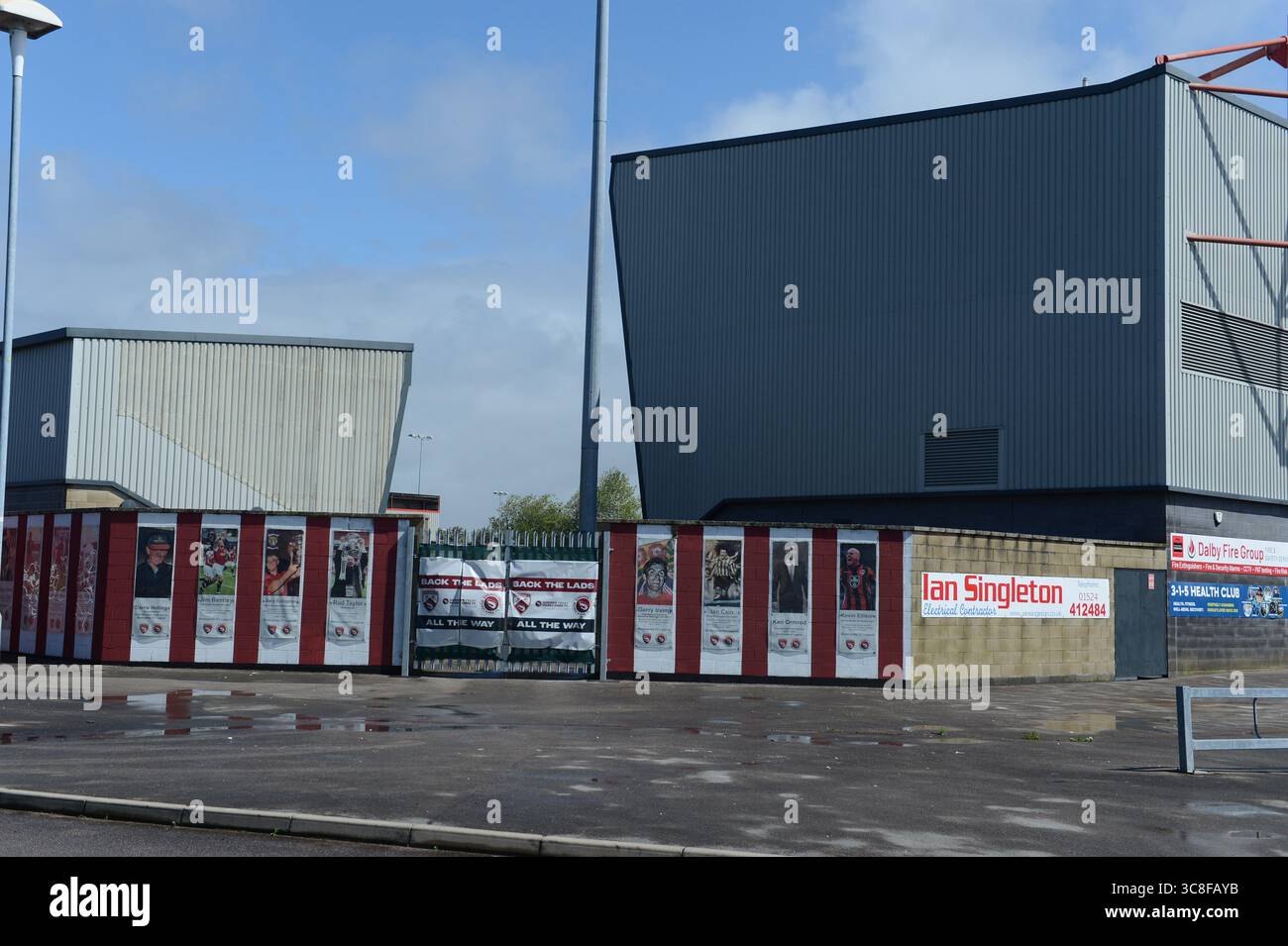 Morecambe, England. 4th Aug 2025. The Legends wall at the Mazuma Mobile ...