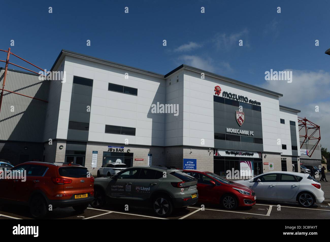 Morecambe, England. 4th Aug 2025. Fans and media gather at the Mazuma ...