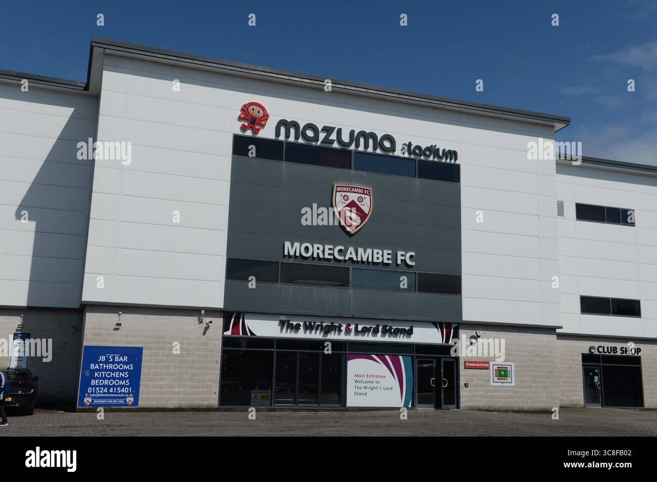 Morecambe fc board hi-res stock photography and images - Alamy