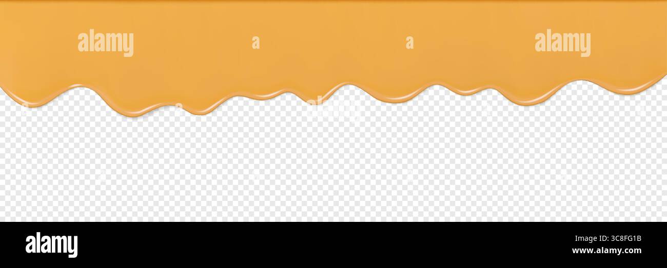 Illustration showcasing vibrant orange jam with a smooth dripping ...