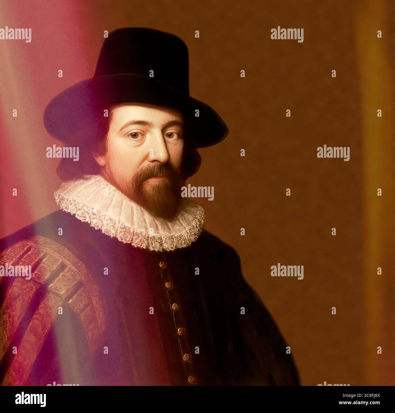 Portrait of Sir Francis Bacon, Baron Baco of Verulam, 1561 - 1626 ...