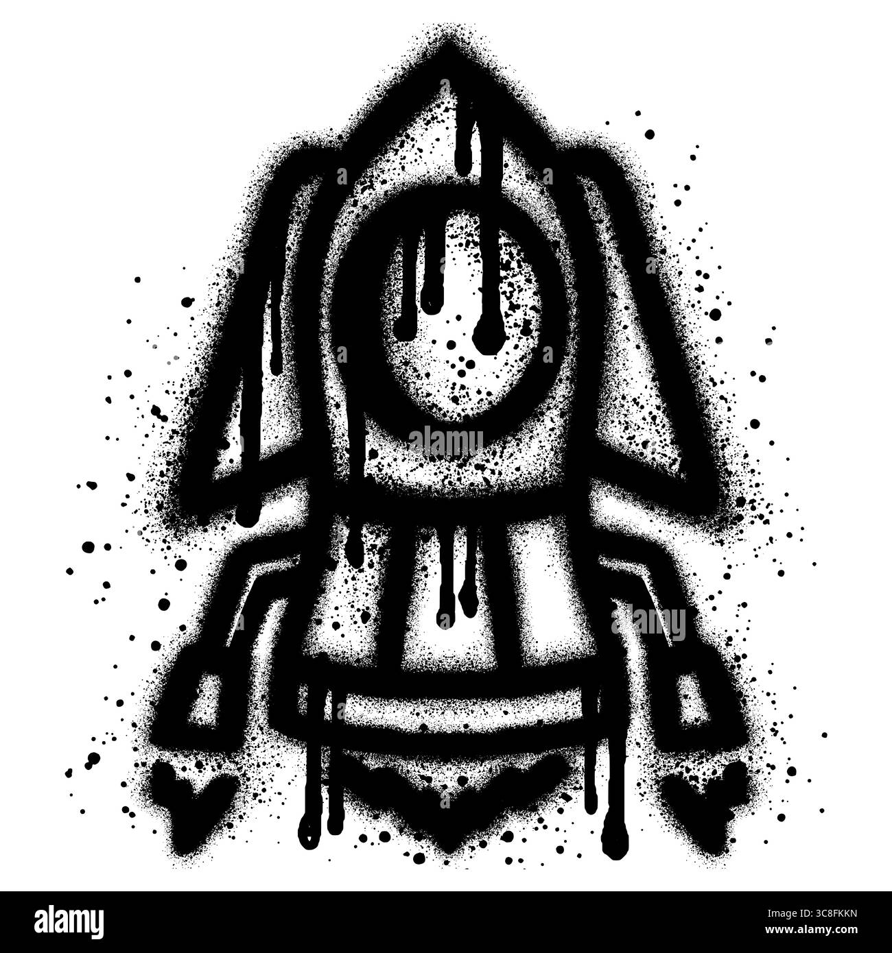 Rocket spray paint hi-res stock photography and images - Alamy