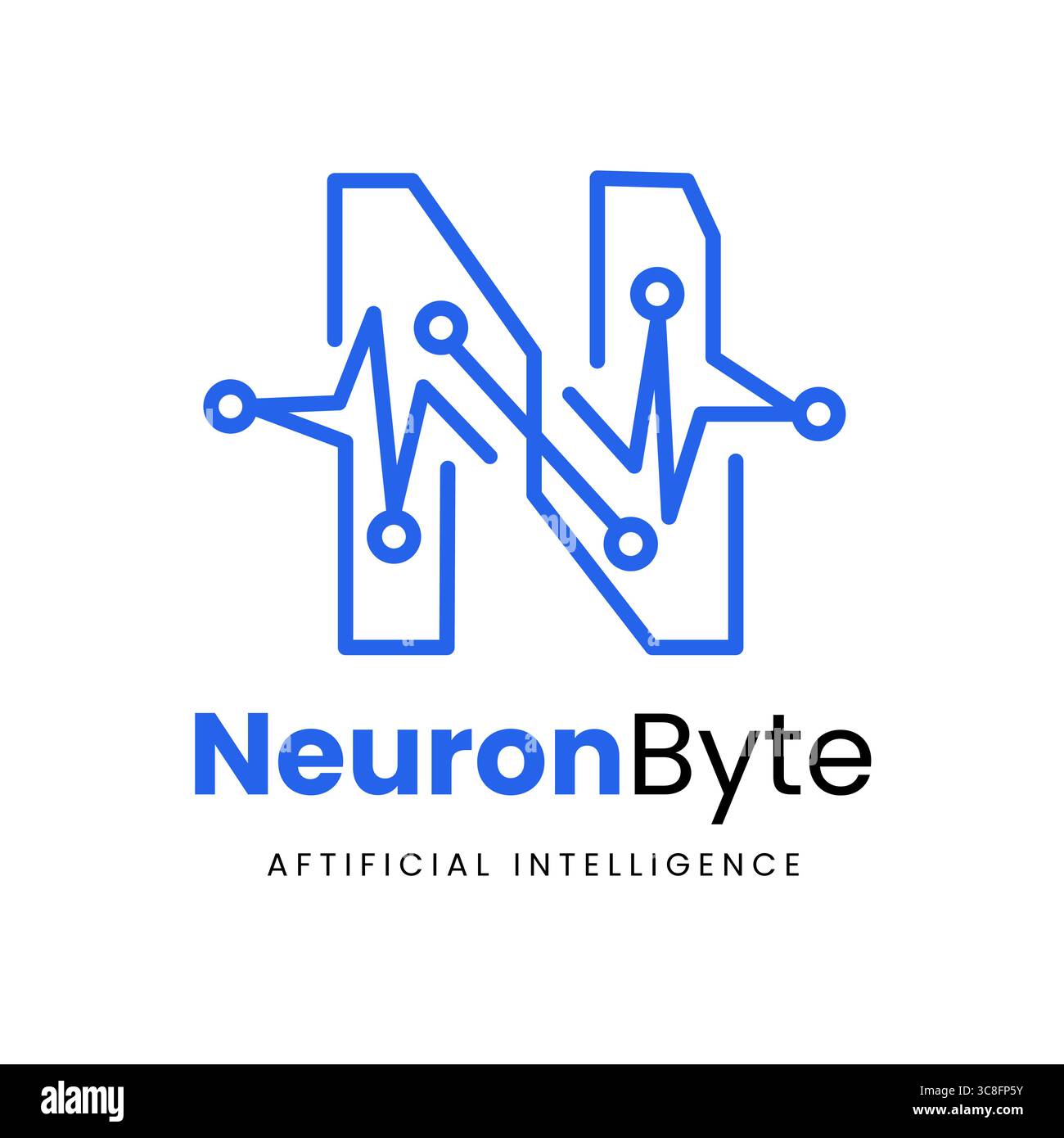 Neural net neuron network Stock Vector Images - Alamy