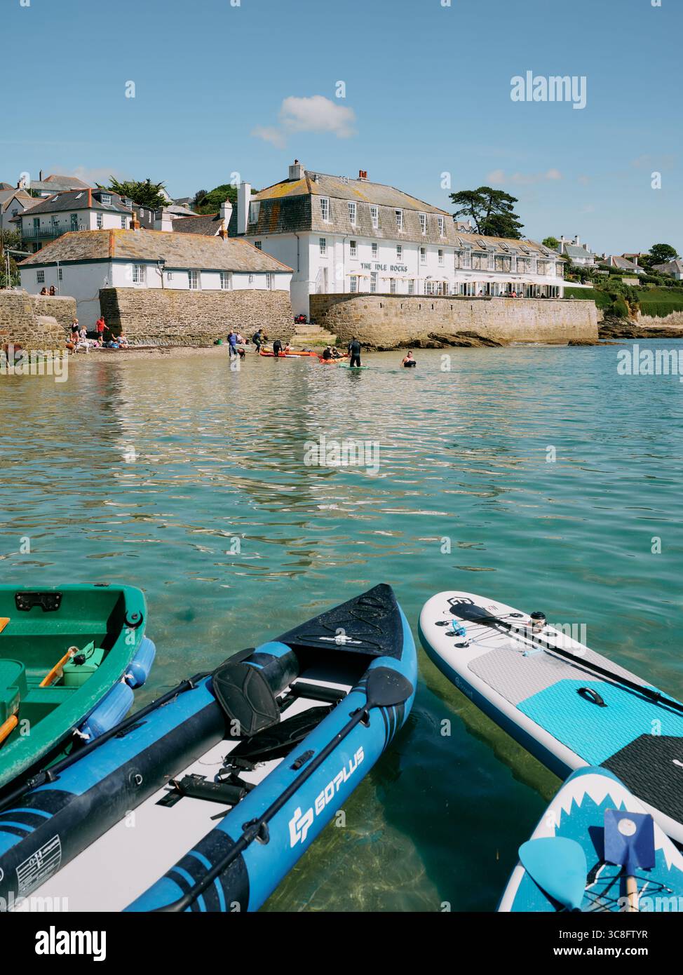 The Idle Rock hotel and seafront in sSt Mawes, Falmouth, Cornwall ...