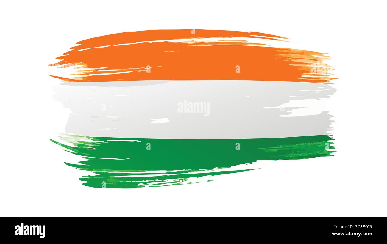 National flag india saffron Stock Vector Images - Alamy