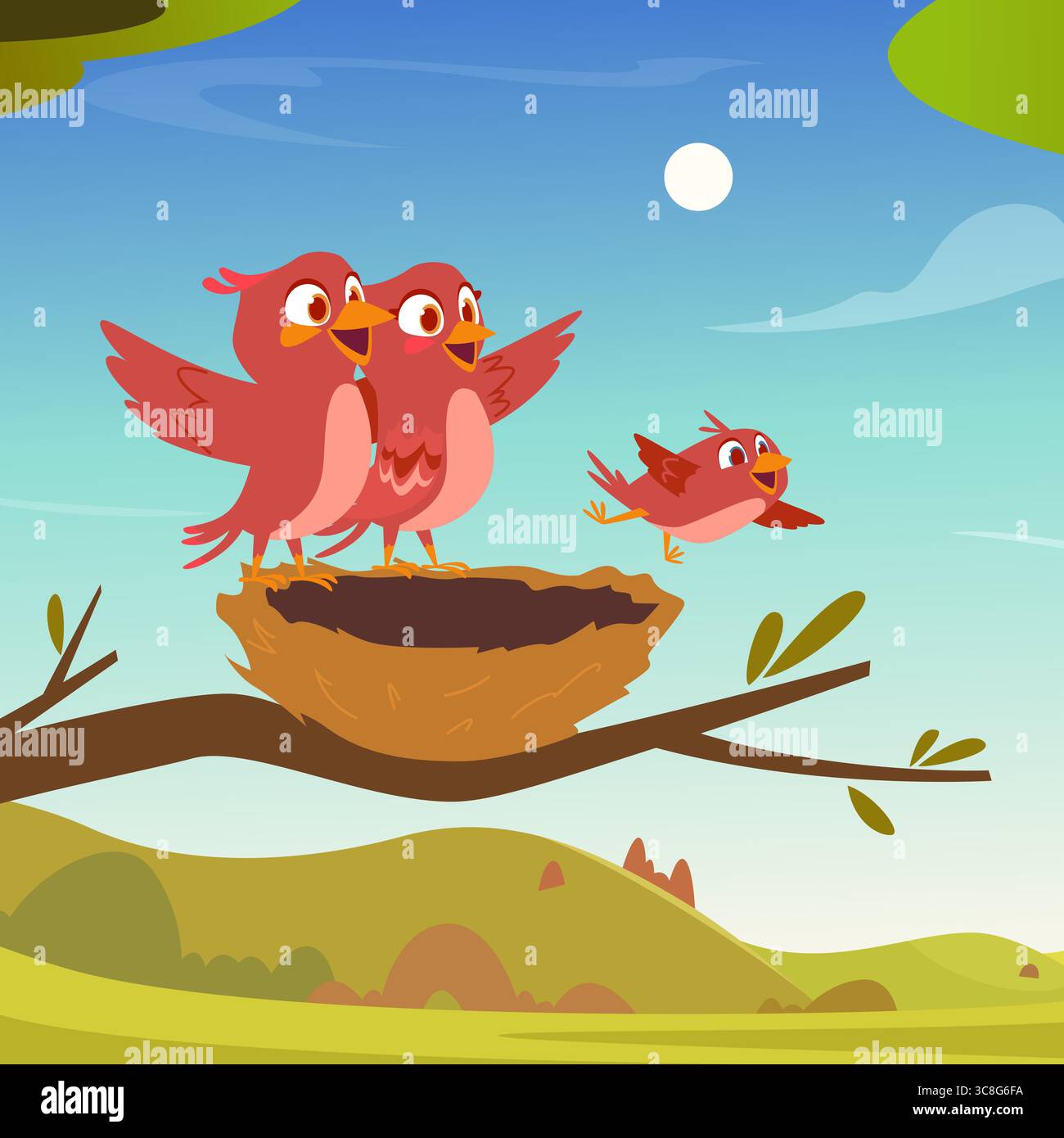 Bird birds thrush Stock Vector Images - Alamy