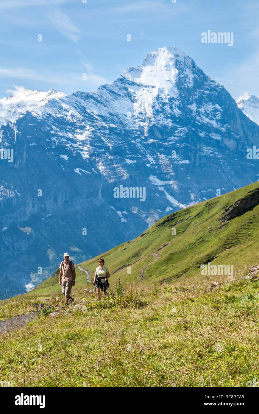 Scenic image looking across the valley towards the legendary peak of ...