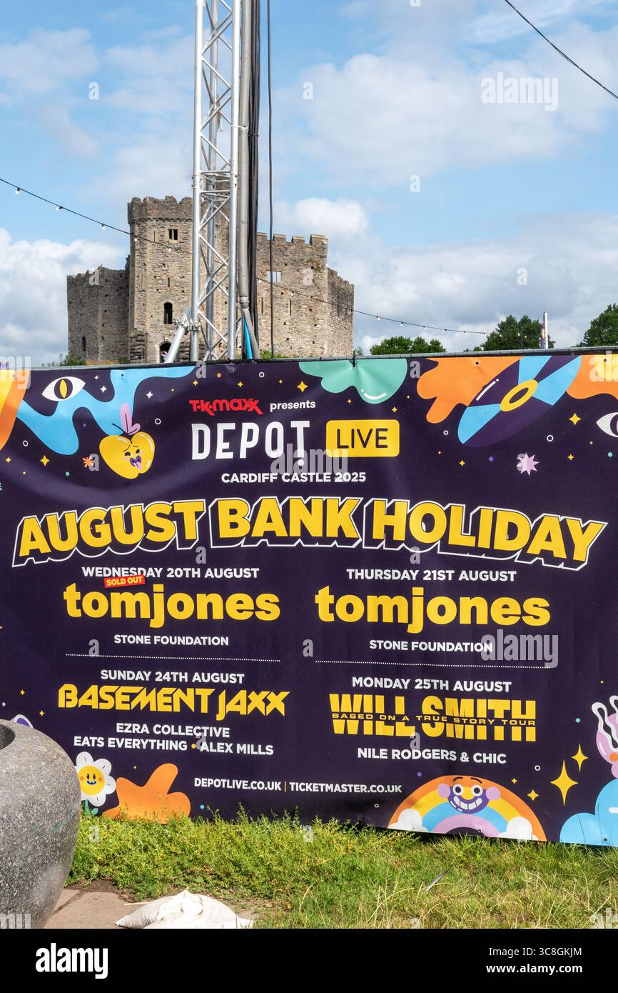 Large banner advertising what's on at Depot in the Castle, an annual ...