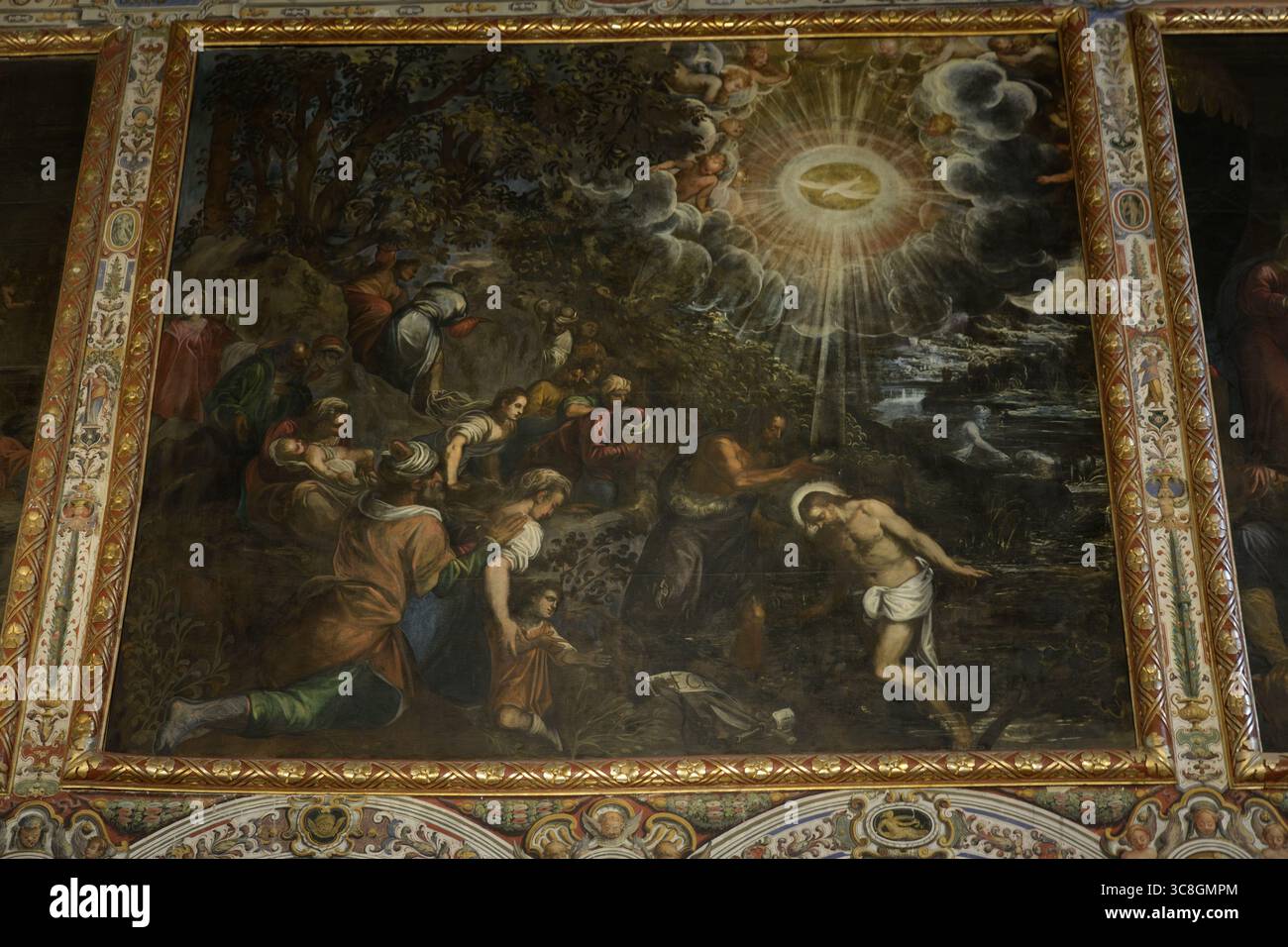 Baptism of jesus vassilacchi tintoretto hi-res stock photography and ...