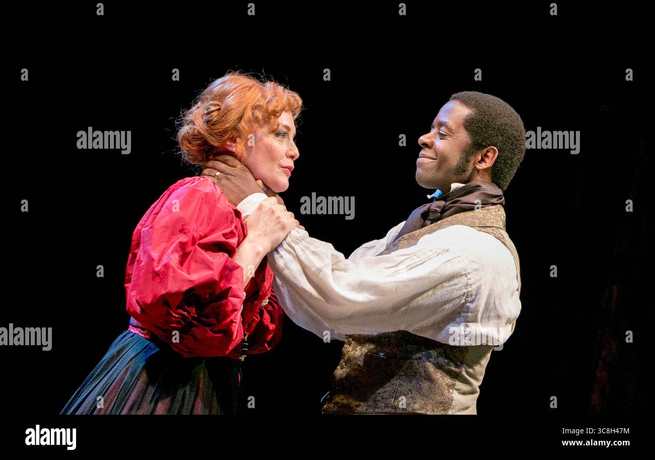 Ira (as Othello) demonstrates his throttling technique: Charlotte Lucas ...