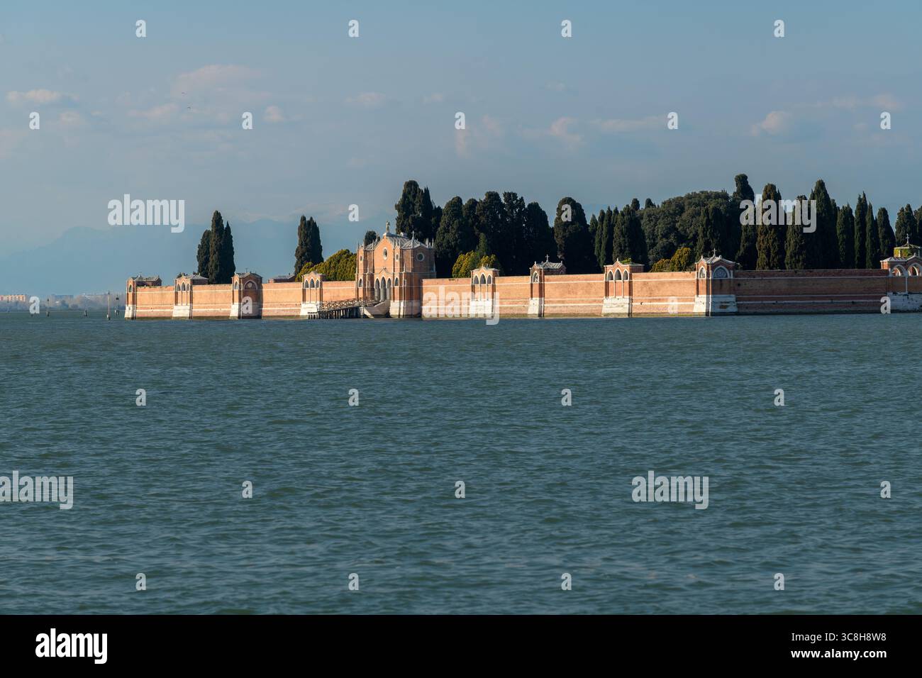 San Michele Island Cemetery (Cimitero di San Michele) in the Venetian ...