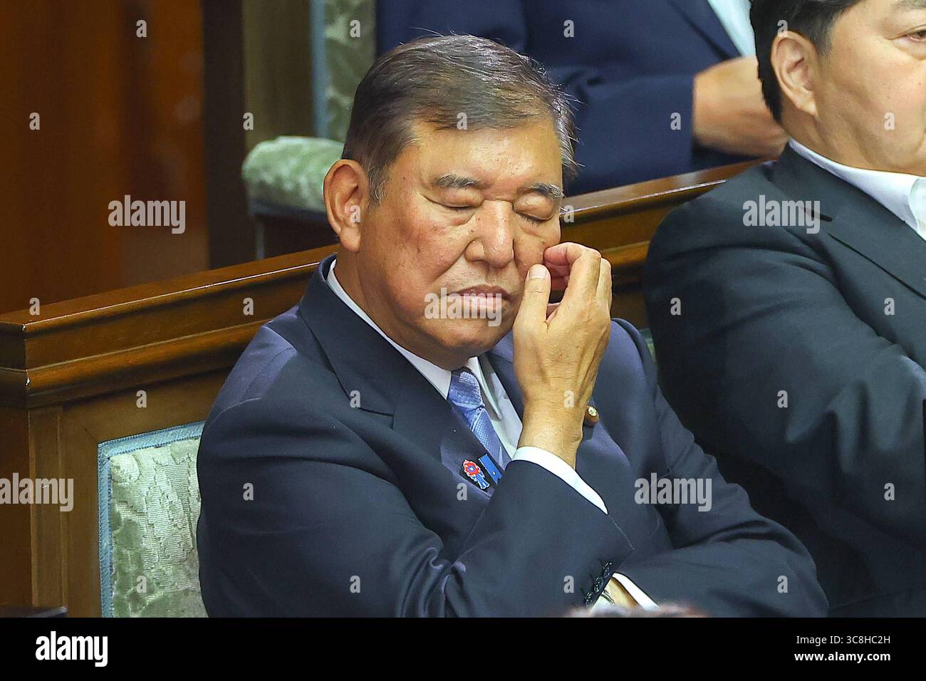 Japan s Prime Minister Ishiba attends the Diet -JPN- Shigeru Ishiba ...