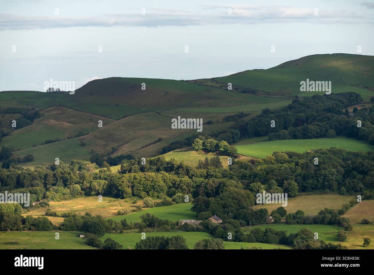 Hillside above the village of Combs seen from Eccles Pike, Chinley ...