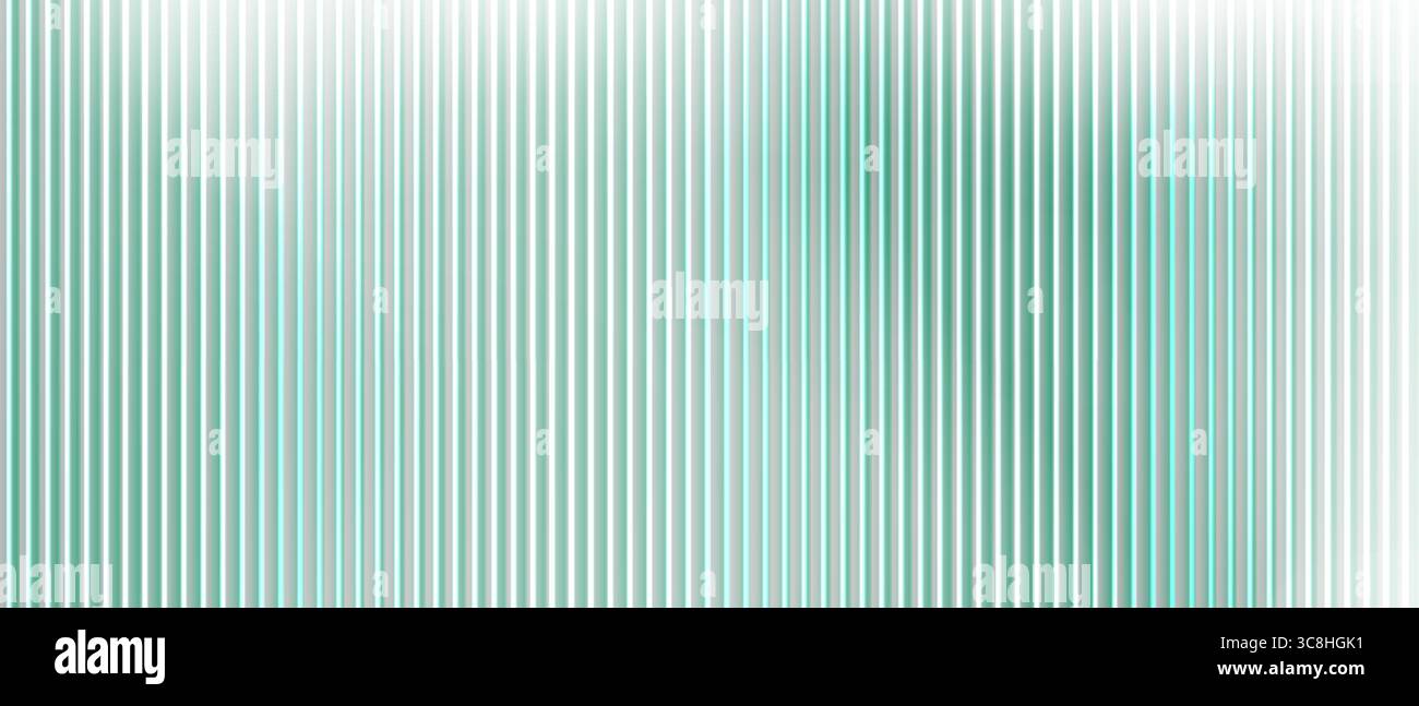 Elegant ribbed glass texture with green heat tones and fluid ...