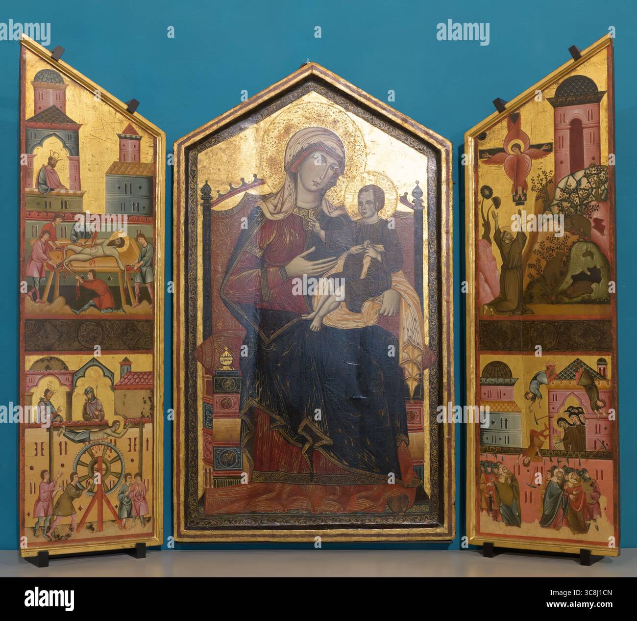 Triptych of santa chiara hi-res stock photography and images - Alamy