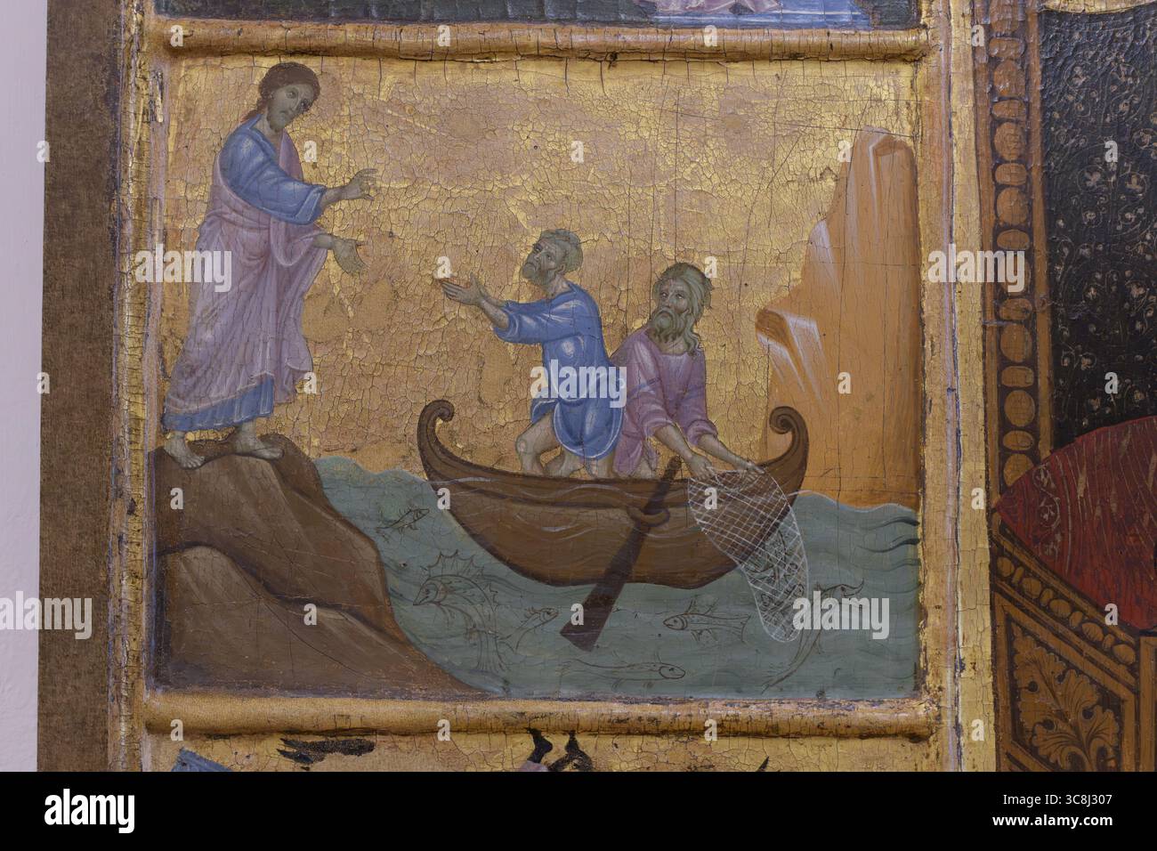 Miraculous Catch of Fish, detail from Antependium of St Peter Enthroned ...