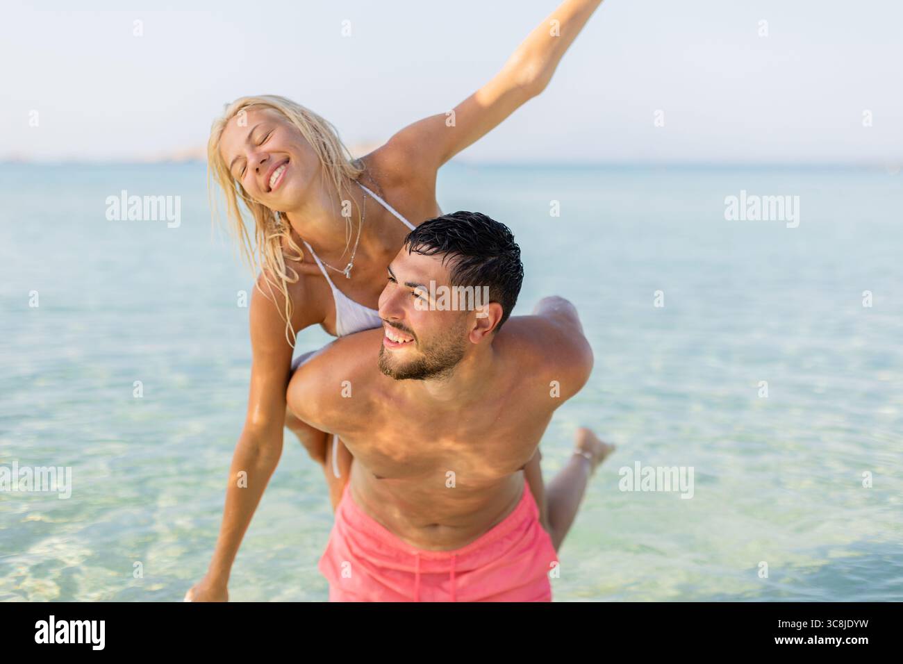 On The Back Of A Woman Riding Man
