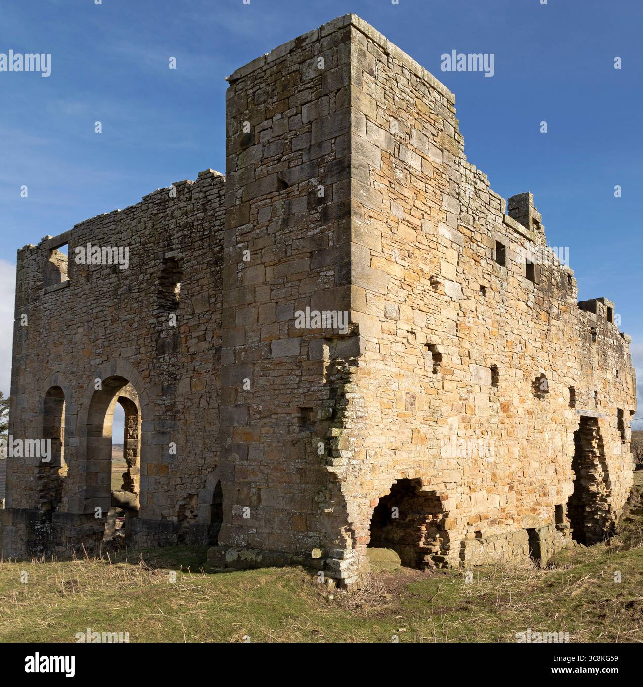 The Engine House of Ridsdale Iron Works in Northumberland, England ...