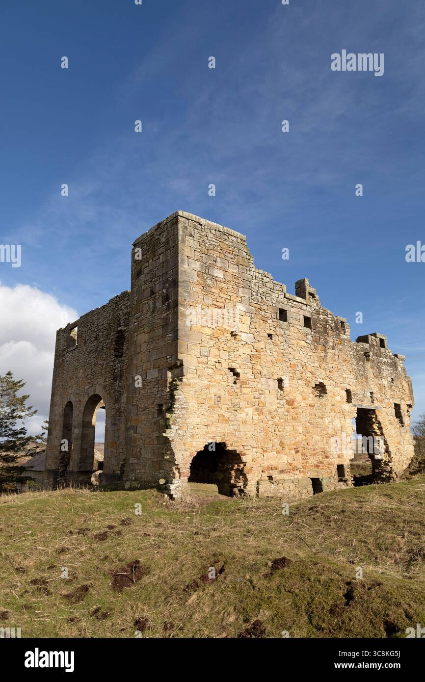 The Engine House of Ridsdale Iron Works in Northumberland, England ...