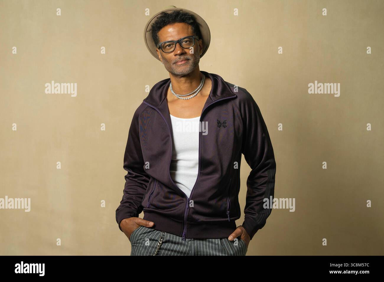 Eric Benét poses for a portrait on Thursday, July 24, 2025, in New York ...