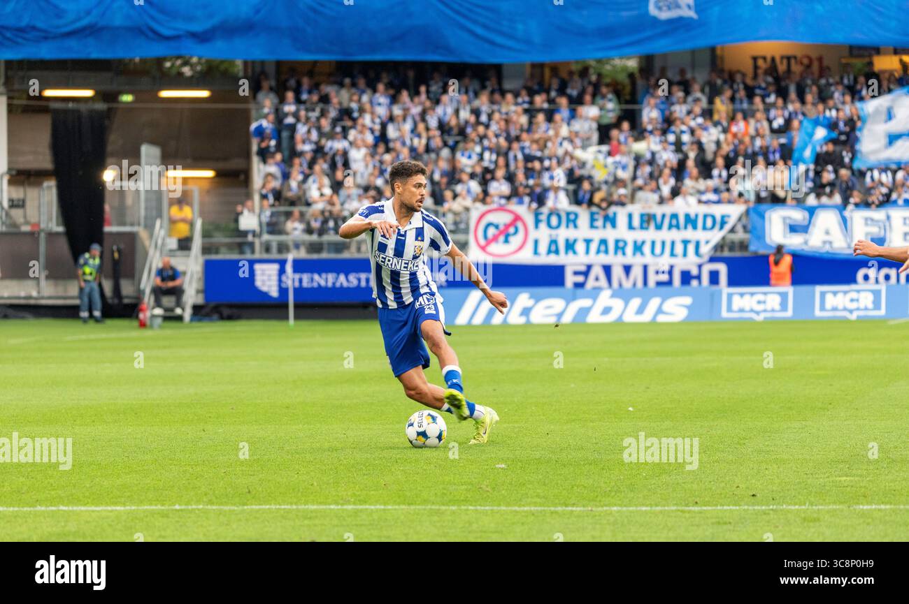 Gothenburg, Sweden. 4th Aug 2025. Moment in first half of match between IFK Gothenburg and ...