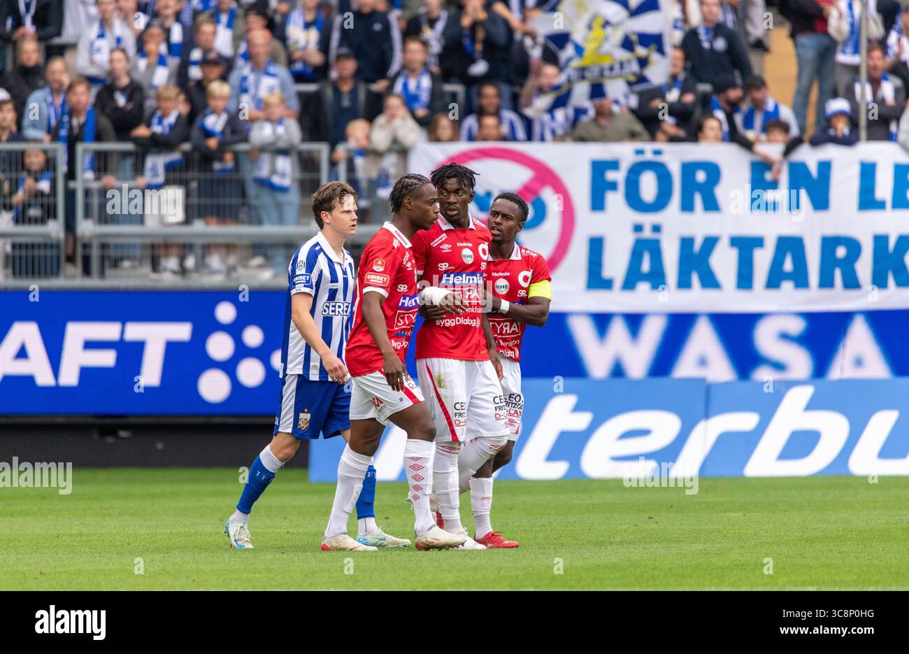 Gothenburg, Sweden. 4th Aug 2025. Moment in first half of match between ...