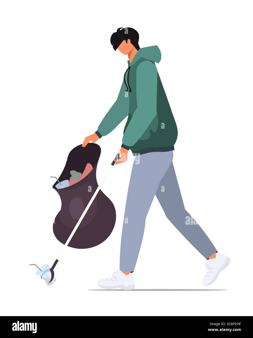 Recycling using plastic bottles Cut Out Stock Images & Pictures - Alamy