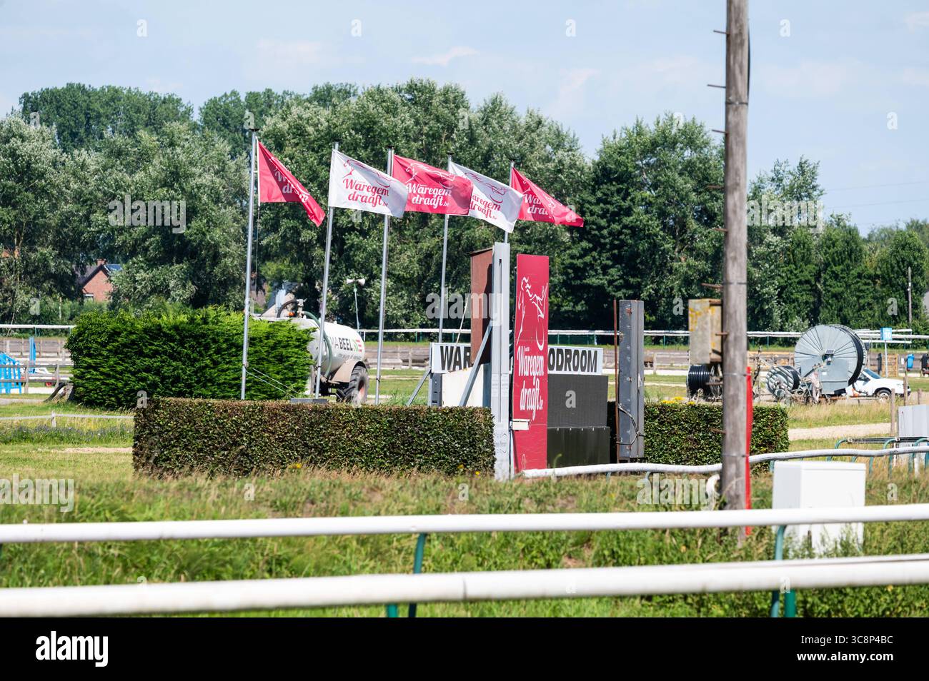 The Site of Waregem Koerse Hippodrome in Waregem, West Flanders ...
