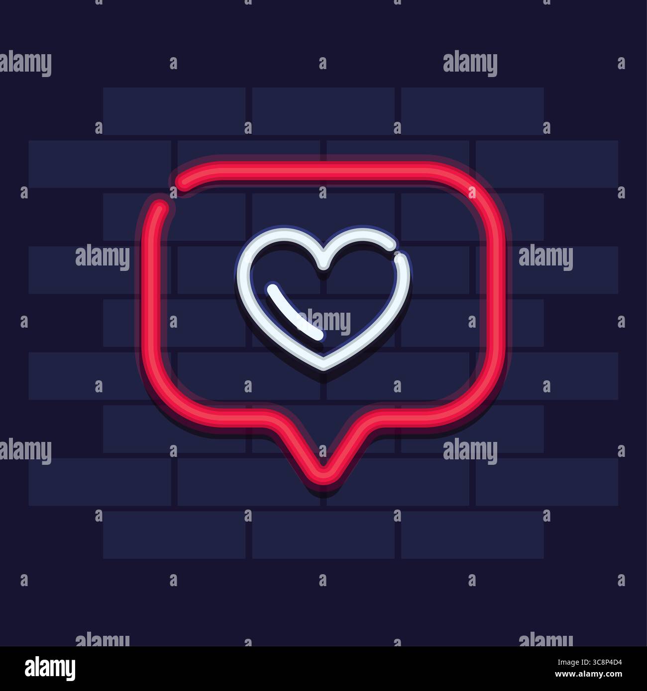 Chat icon bold outline Stock Vector Images - Alamy