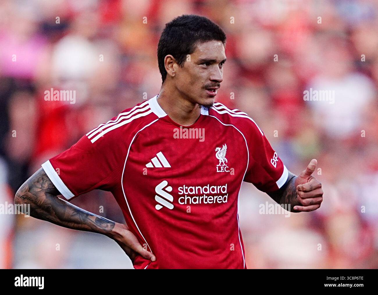 Liverpool's Darwin Nunez during the pre-season friendly match at ...