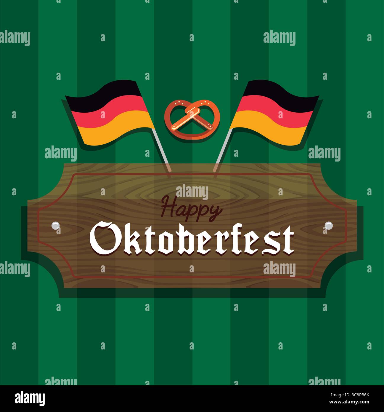 German flags Oktoberfest sign. Vector Stock Vector Image & Art - Alamy