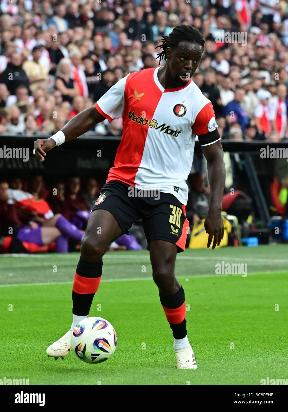 ROTTERDAM - Jordan Lotomba of Feyenoord during the friendly match ...