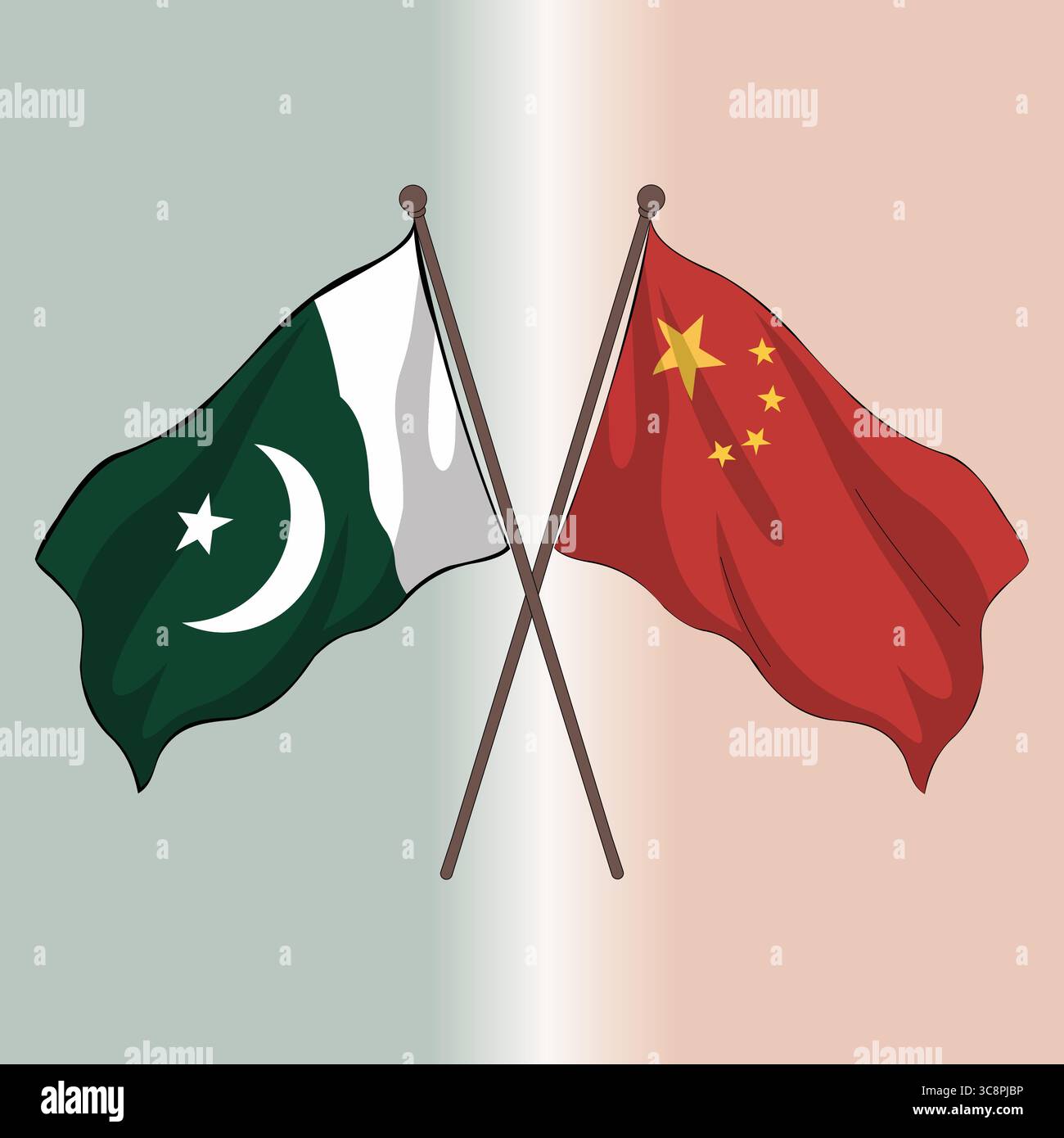 China cultural flag Stock Vector Images - Alamy