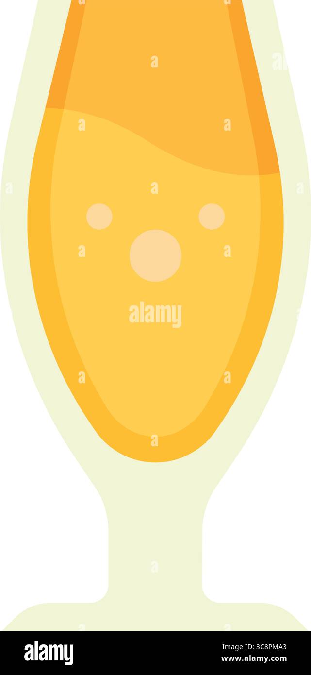 Simple illustration glass beer Stock Vector Images - Alamy