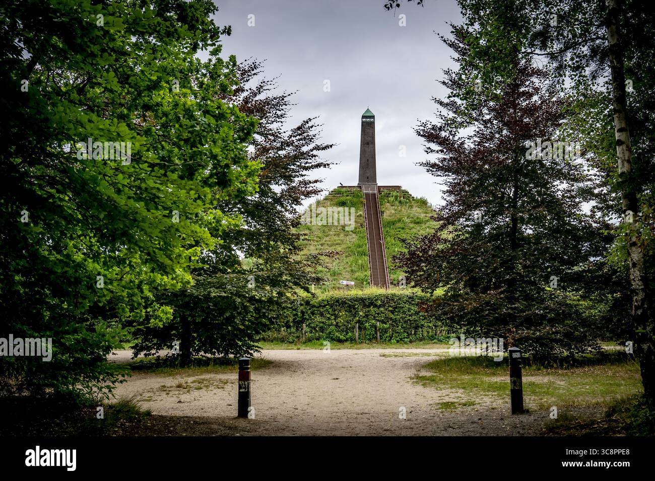 AUSTERLITZ - The Pyramid of Austerlitz where nearby a possible wolf ...