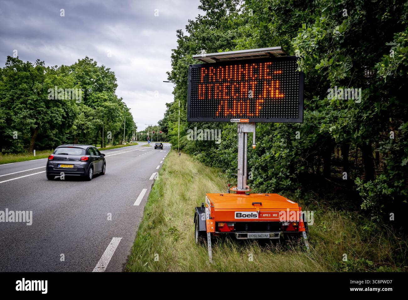 AUSTERLITZ - The municipality is warning with a sign avoid forest the ...