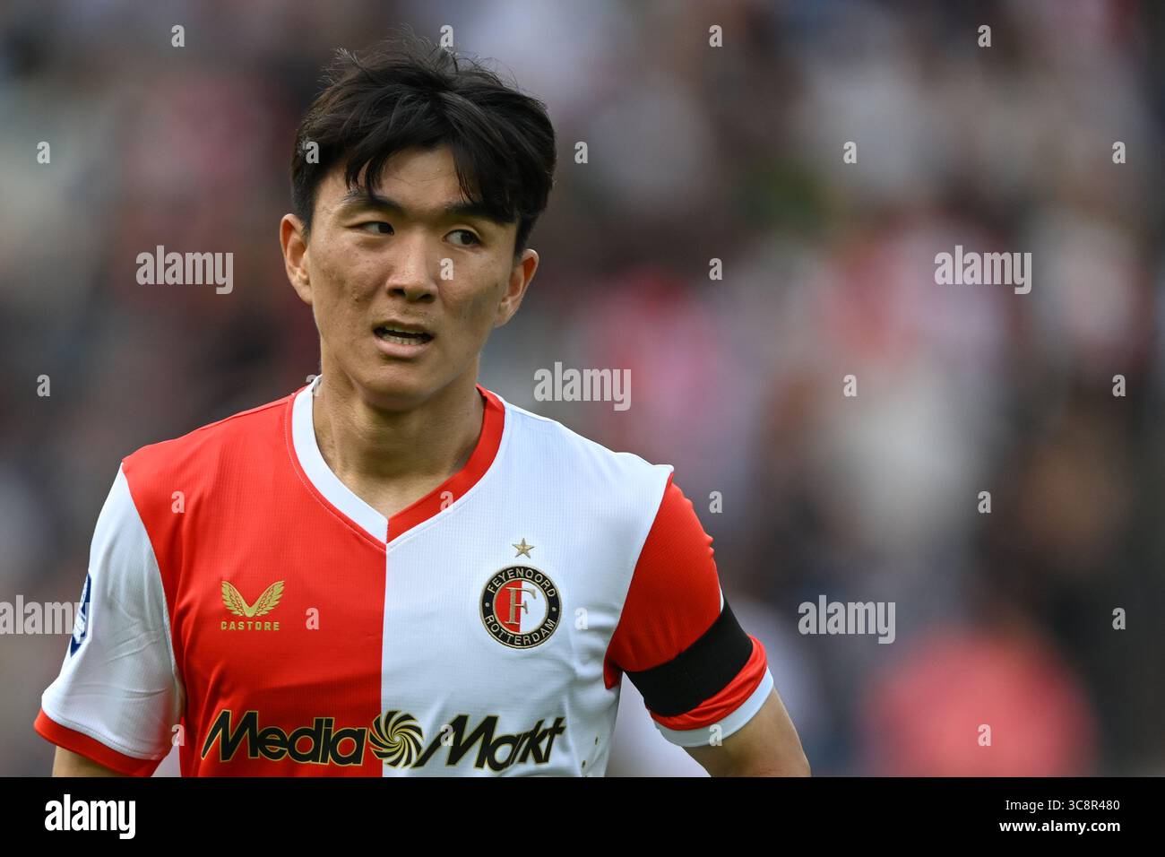 ROTTERDAM - Inbeom Hwang of Feyenoord during the friendly match between ...